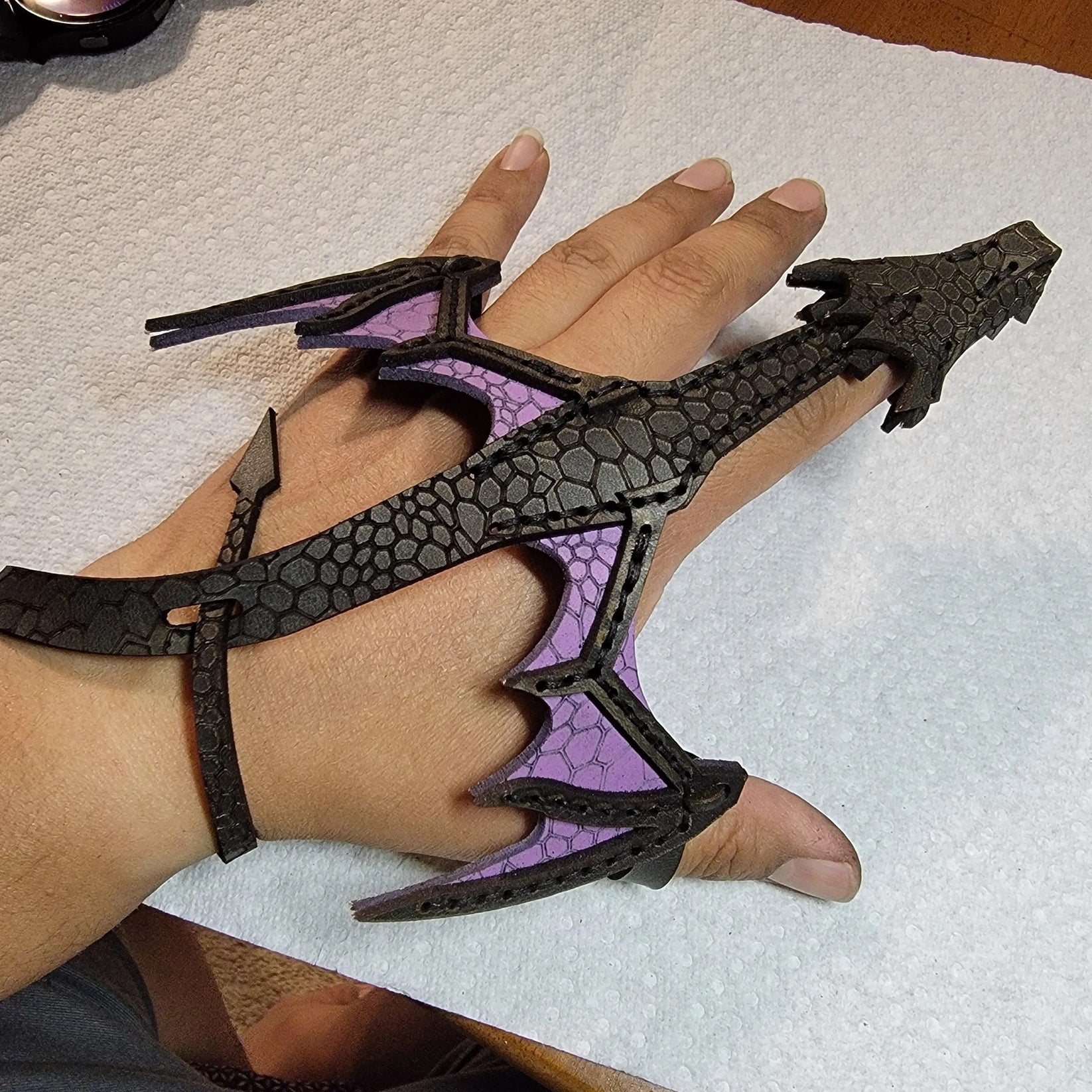 Leather Hand Dragon Bracelet – Masuk Jewellers